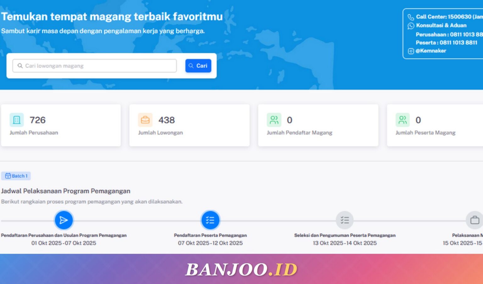 Cara Cek Lolos atau Tidak di Magang Hub Kemnaker Batch 3 Update Desember 2025